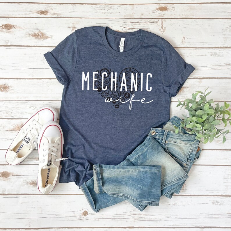Mechanics Wife Shirt, Mechanics Girlfriend Shirt, Gift for Her, Gift ...