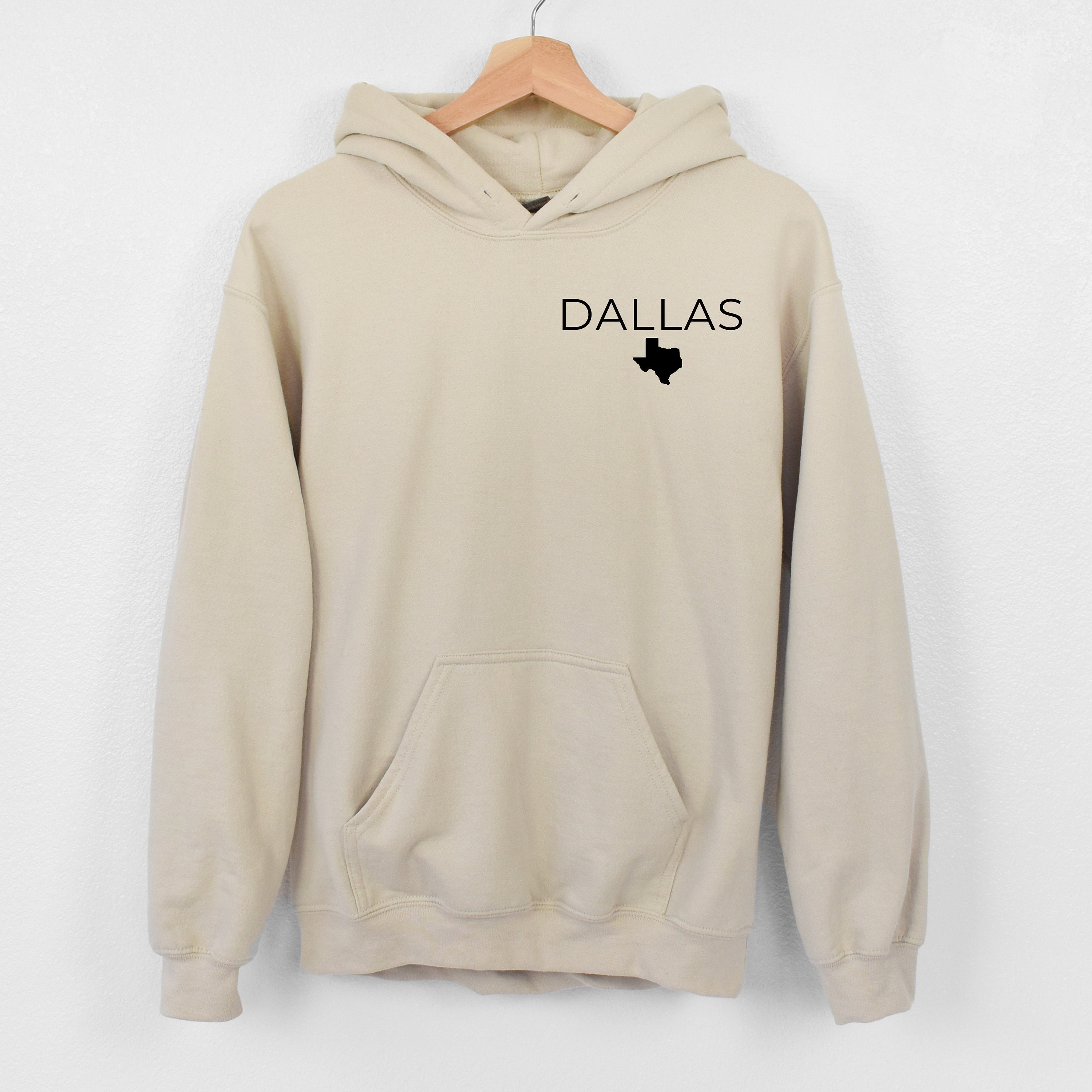 Dallas Hoodie, Dallas Texas Sweatshirt, Minimalist Texas Hoodie, Texas ...