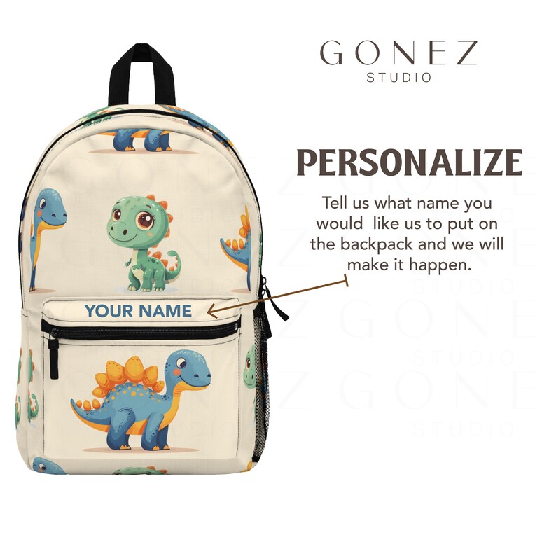 Personalized Kids Backpack With Name, Back to School Bag, Backpack Tag ...