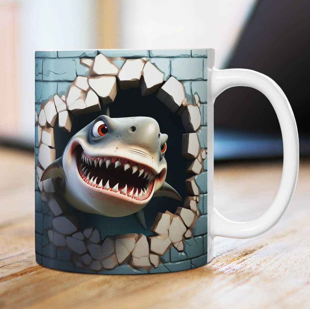 3D Mugs Designs, Sublimation 11oz & 15oz Mugs, Instant Download, Mug ...