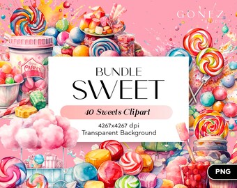Candy Digital Clip Art Instant Download - Etsy