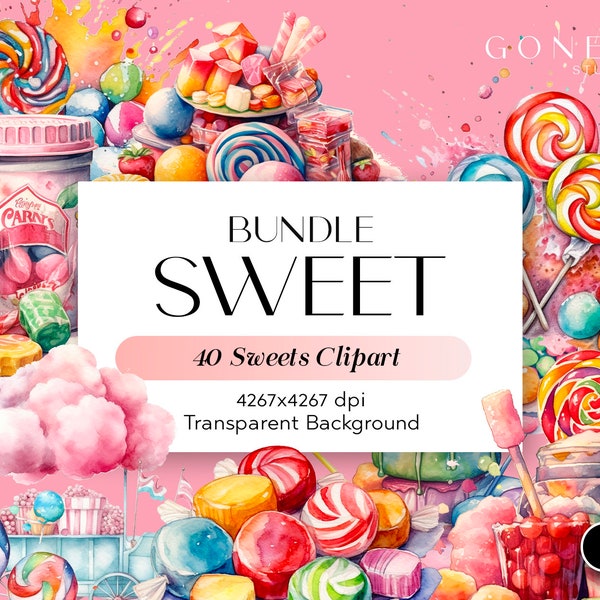 Candy Clipart - Etsy