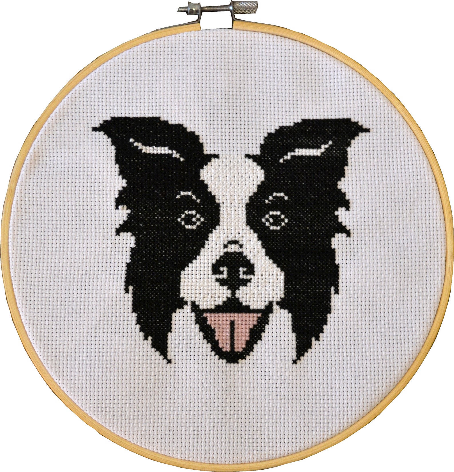 Border Collie Cross Stitch Pattern, Dog Embroidery Pattern, PDF Instant ...