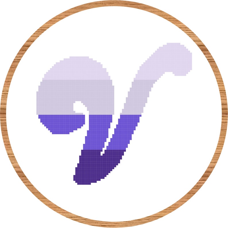 Letter V Cross Stitch Pattern Alphabet Embroidery Pattern - Etsy