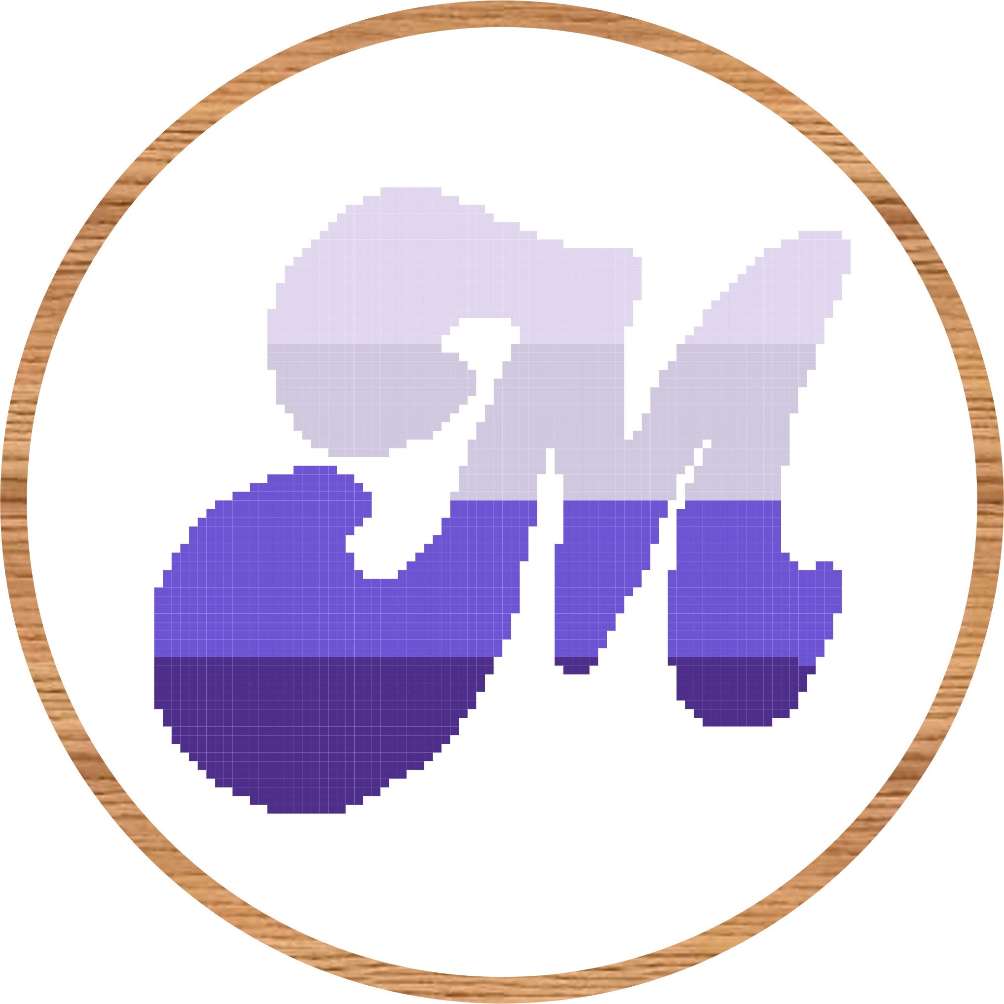 Letter M Cross Stitch Pattern Alphabet Embroidery Pattern - Etsy