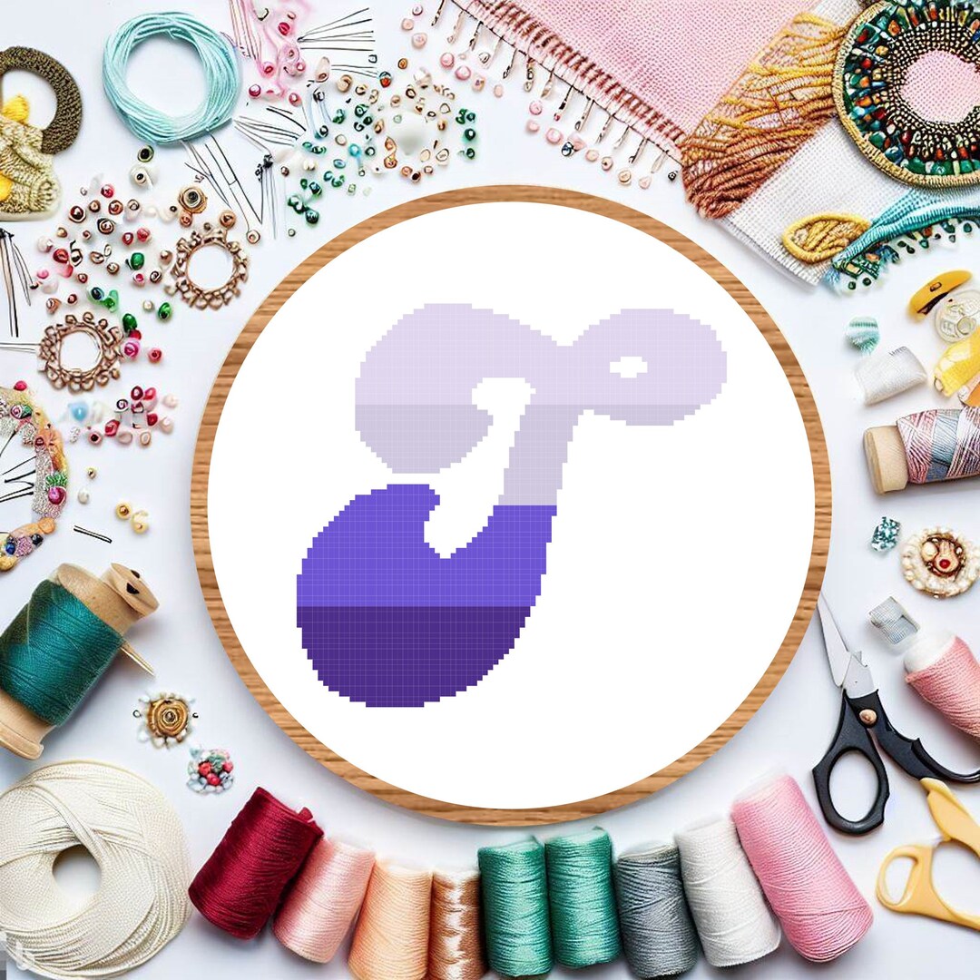 Letter T Cross Stitch Pattern Alphabet Embroidery Pattern - Etsy