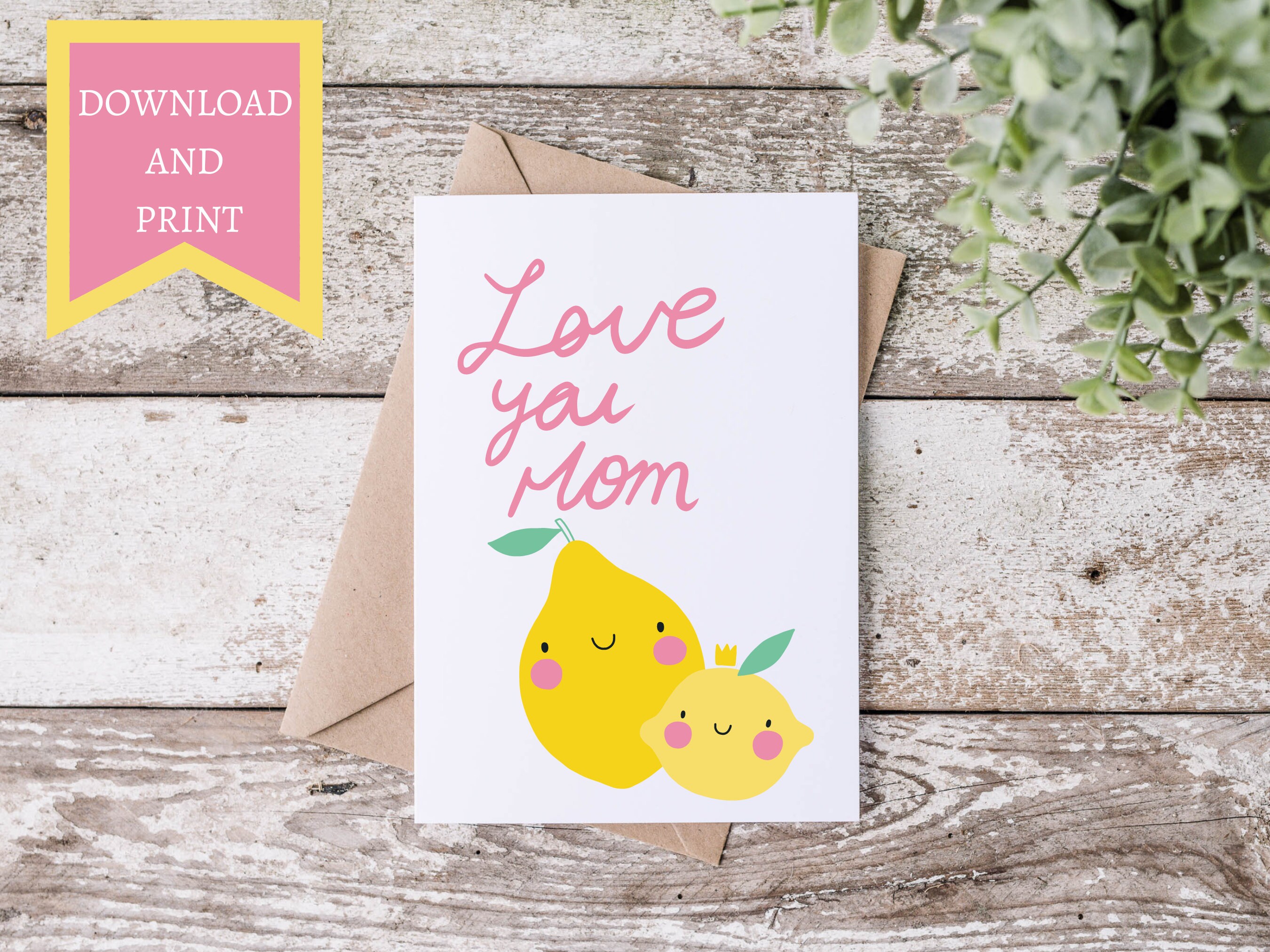 Printable Mother's Day Card Happy Mother's Day Card Digital Mother's ...