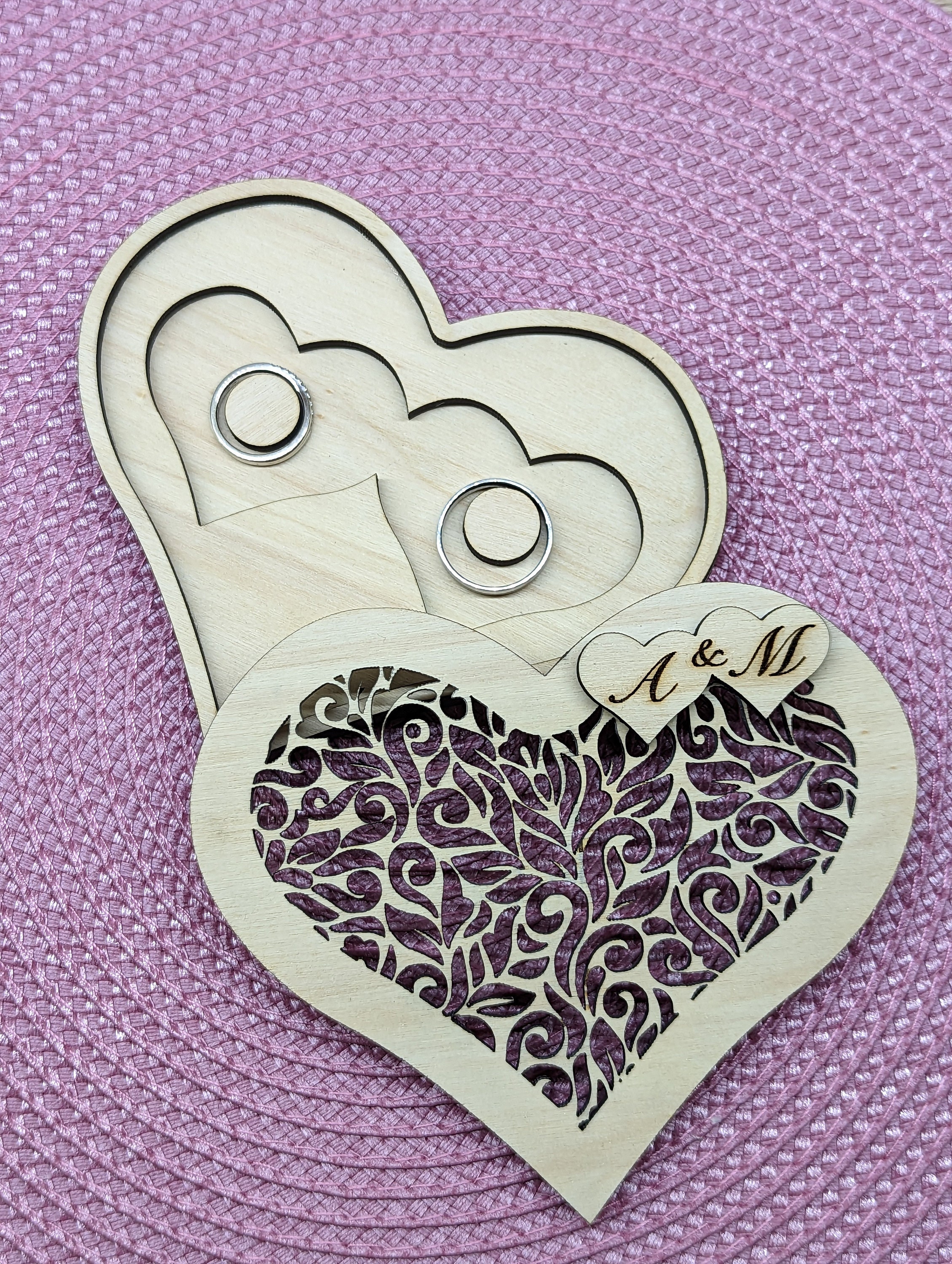 Heart Box for Wedding Rings - Etsy