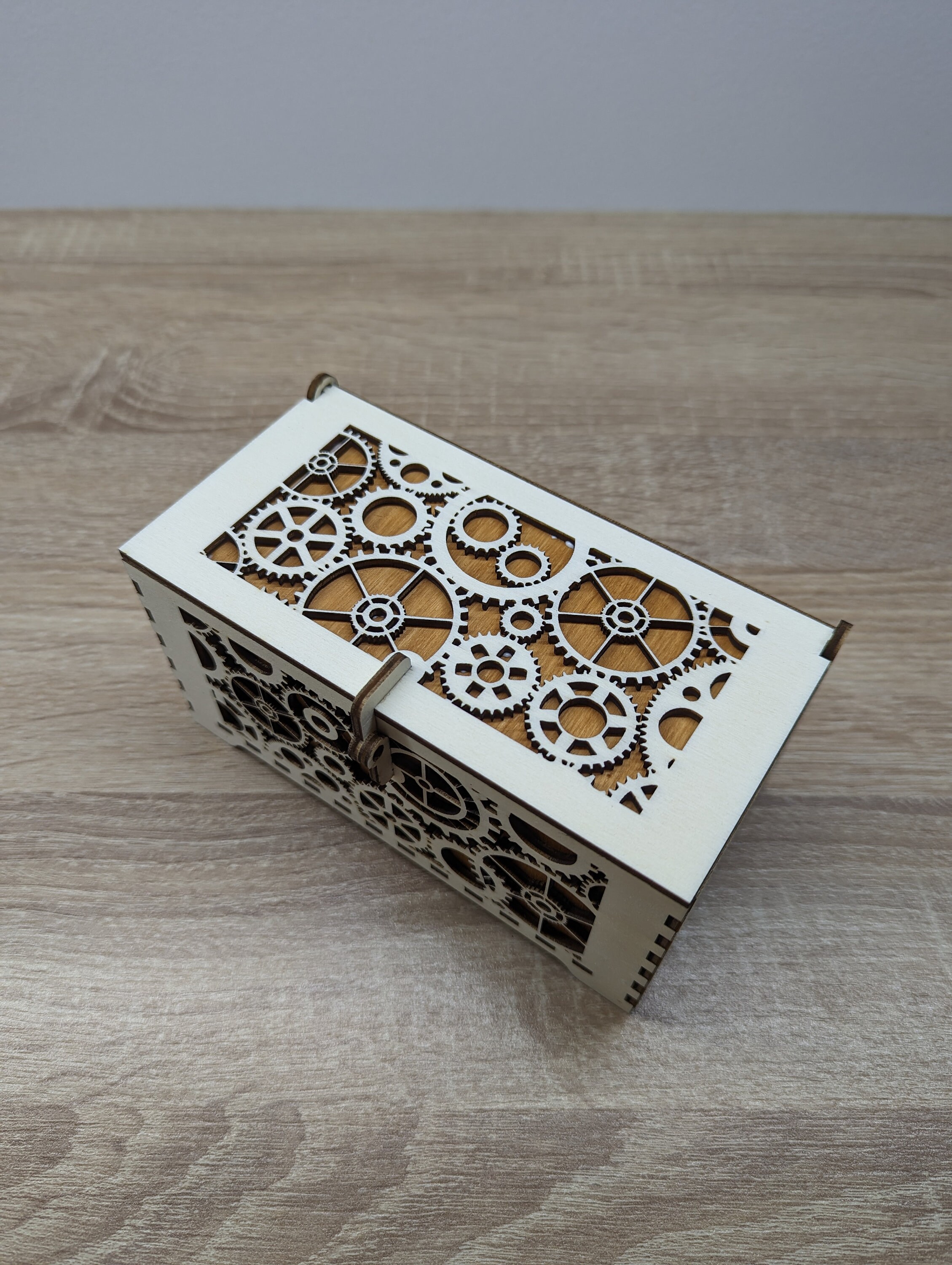 Box With Gears. Chest With Gears. - Etsy