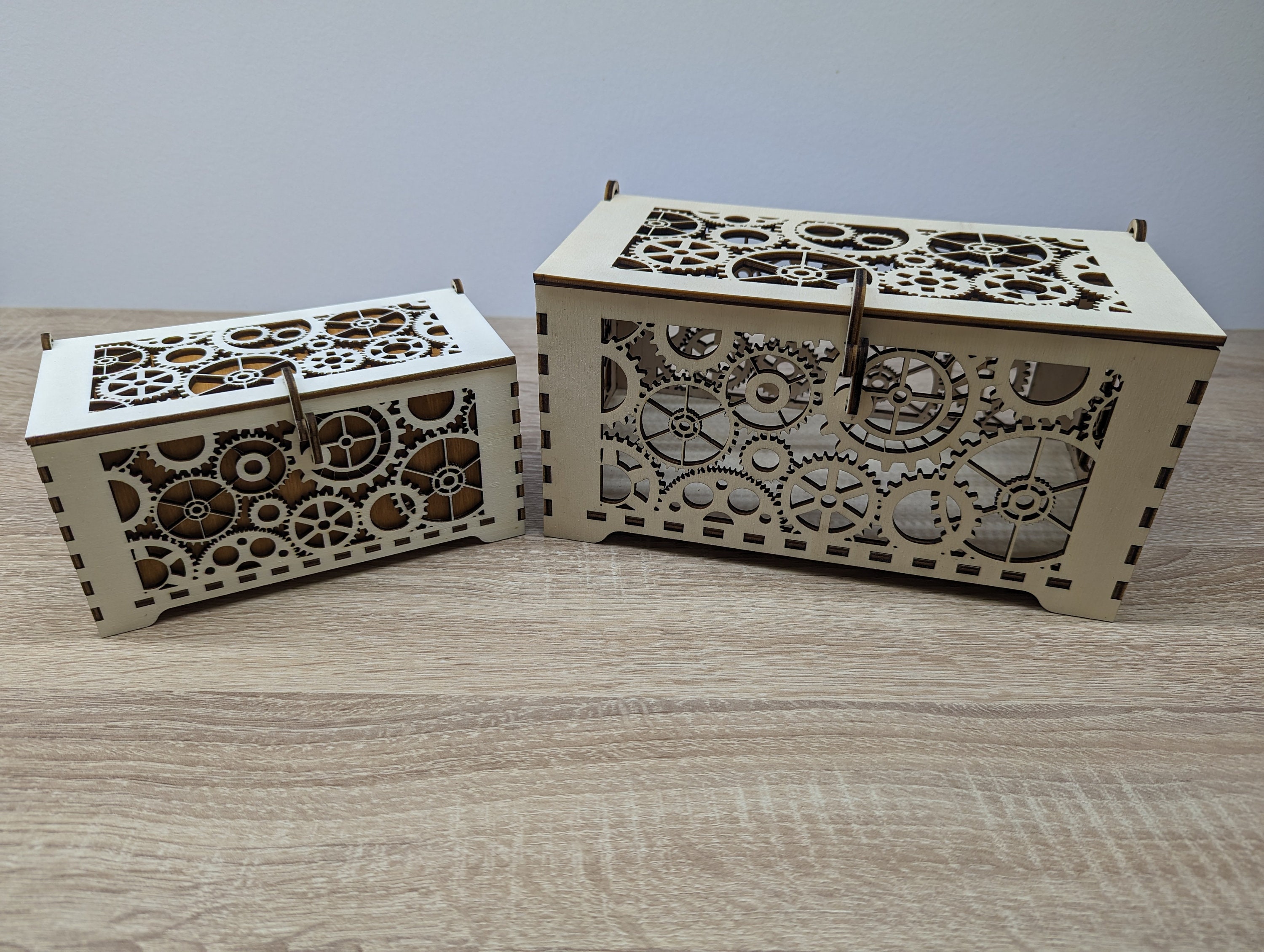 Box With Gears. Chest With Gears. - Etsy