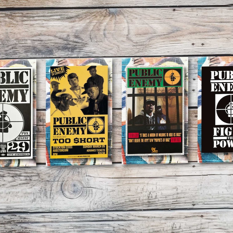 Poster Public Enemy - Etsy UK