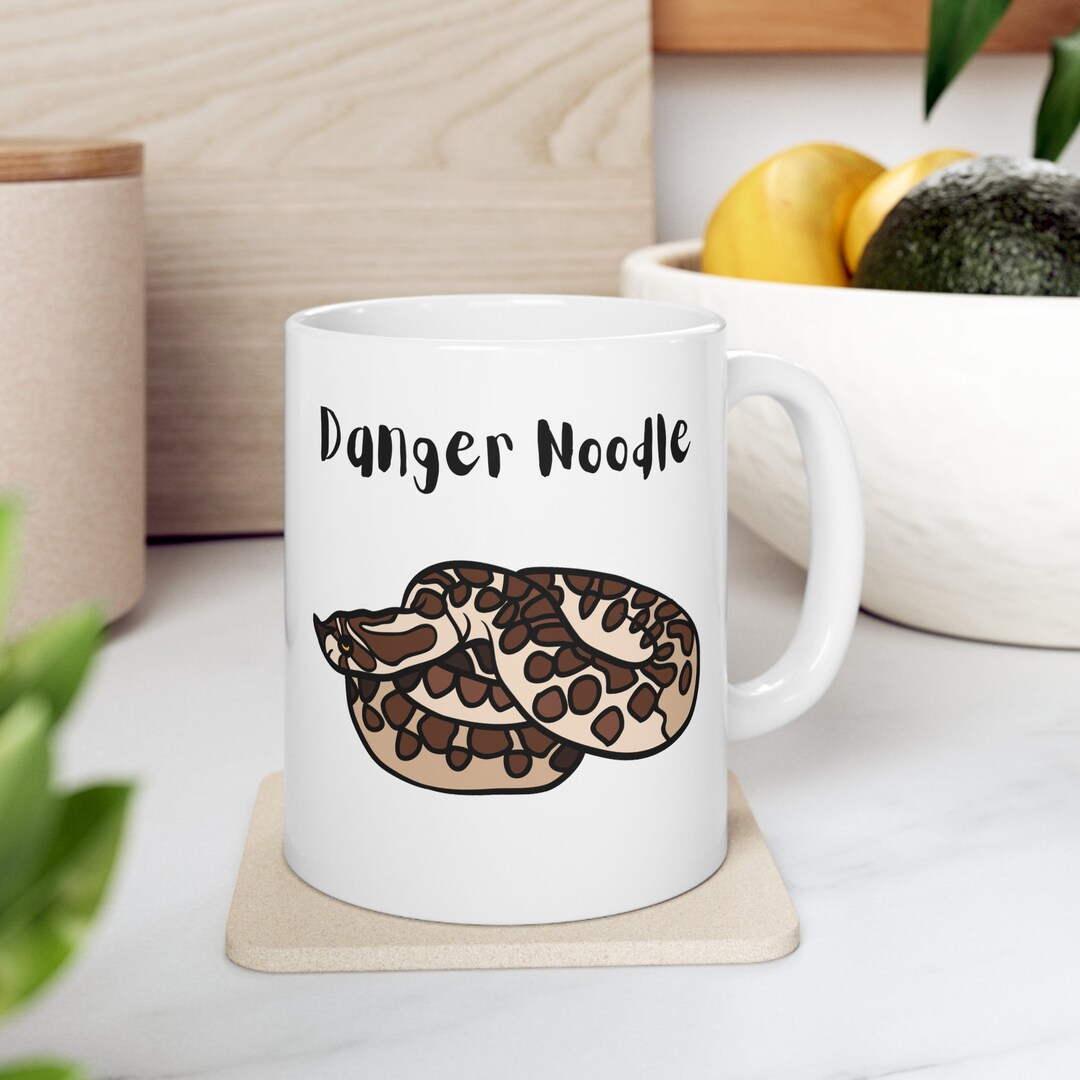 Snake Mug, Danger Noodle, Hognose Snake, Reptile Lovers, Snake Lovers ...