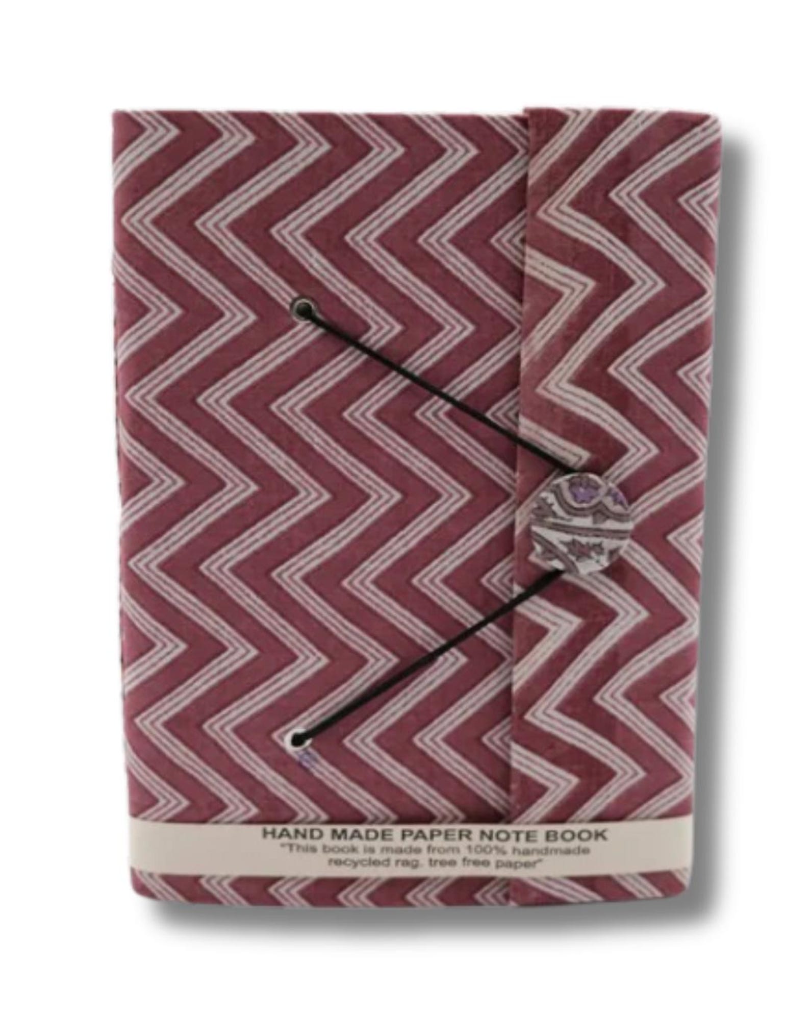 Zig Zag Notebook | Handmade | Block Print - Etsy