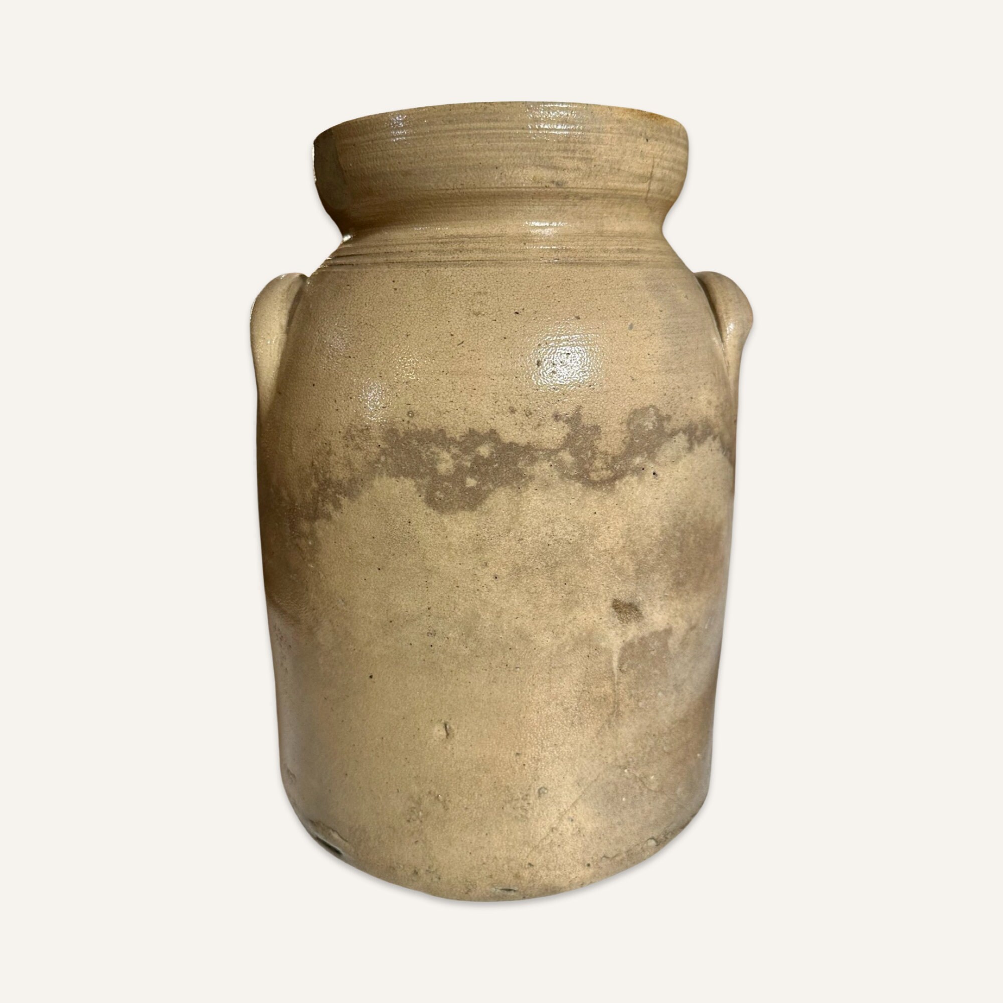 19th Century West Troy New York Pottery Stoneware Jar - Etsy