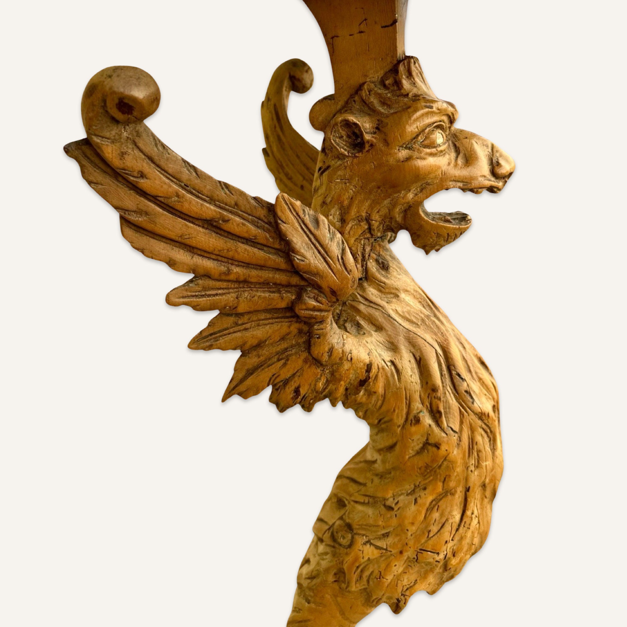 18th Century Italian Griffon Pedestal - Etsy