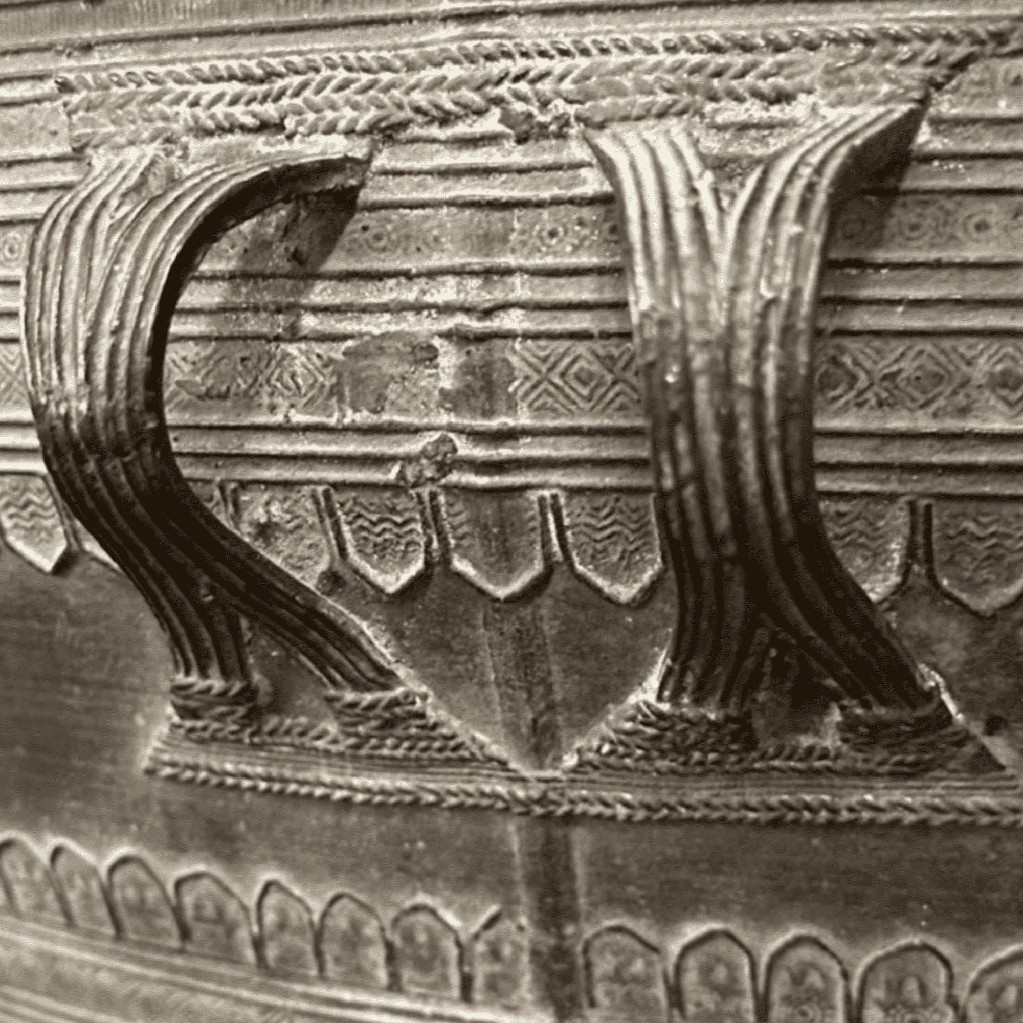 Pair of Southeast Asian Bronze Rain Drums or Moko Drums - Etsy