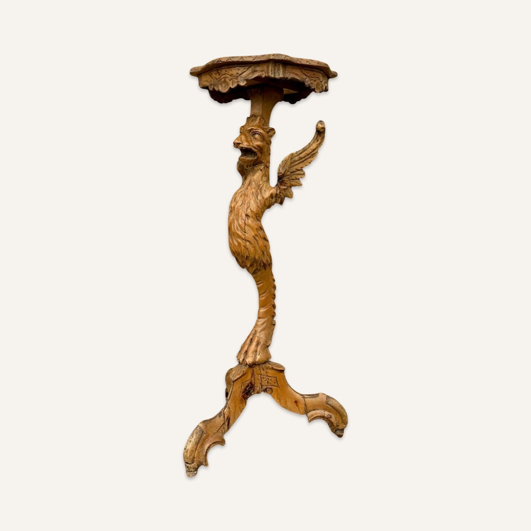 18th Century Italian Griffon Pedestal - Etsy
