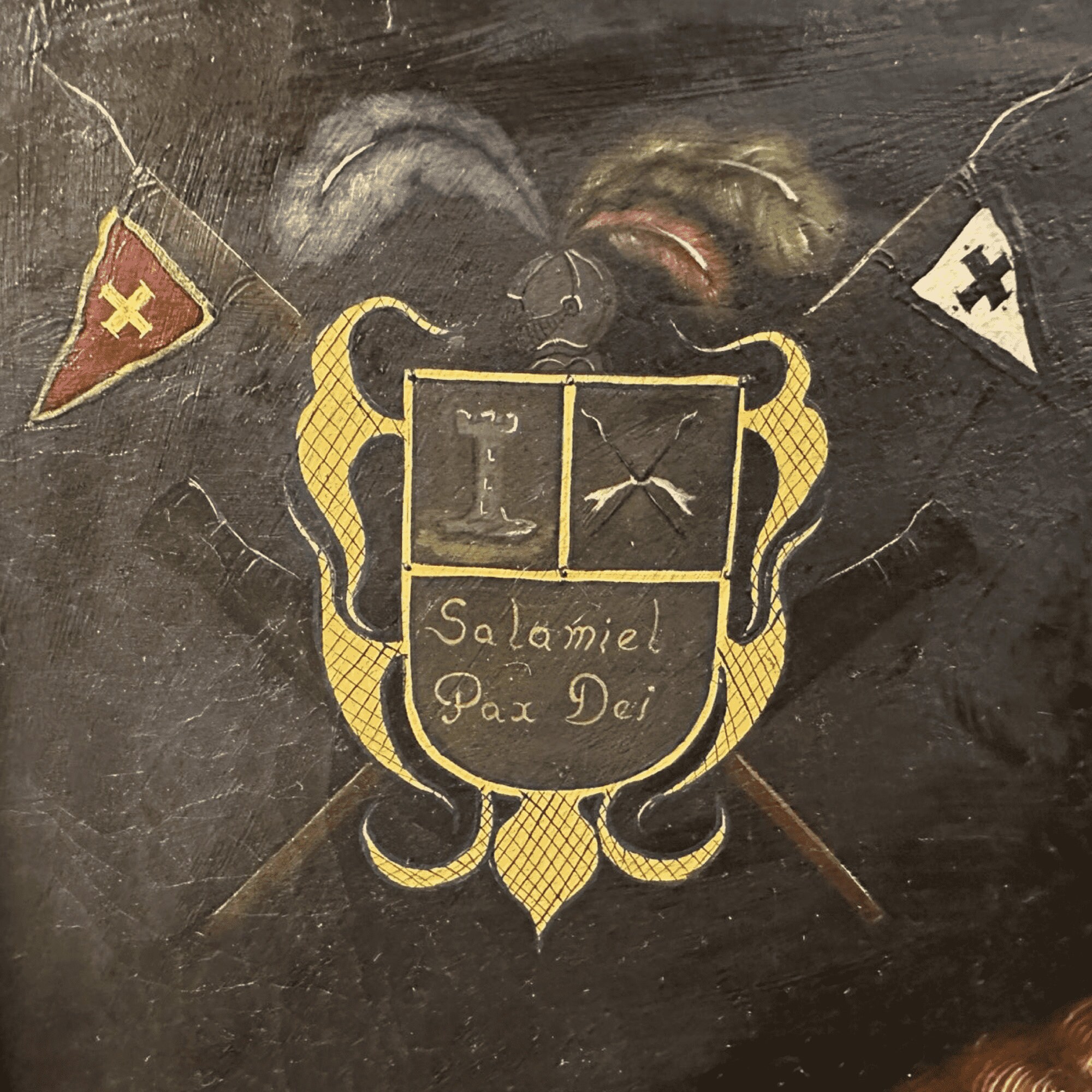 Mid 20th Century Cuzco School Style Raphael Robles Painting of a ...