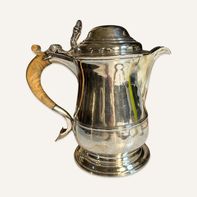 Mid 18th Century English Coffee Pot With Hallmarks and Wood Handle - Etsy