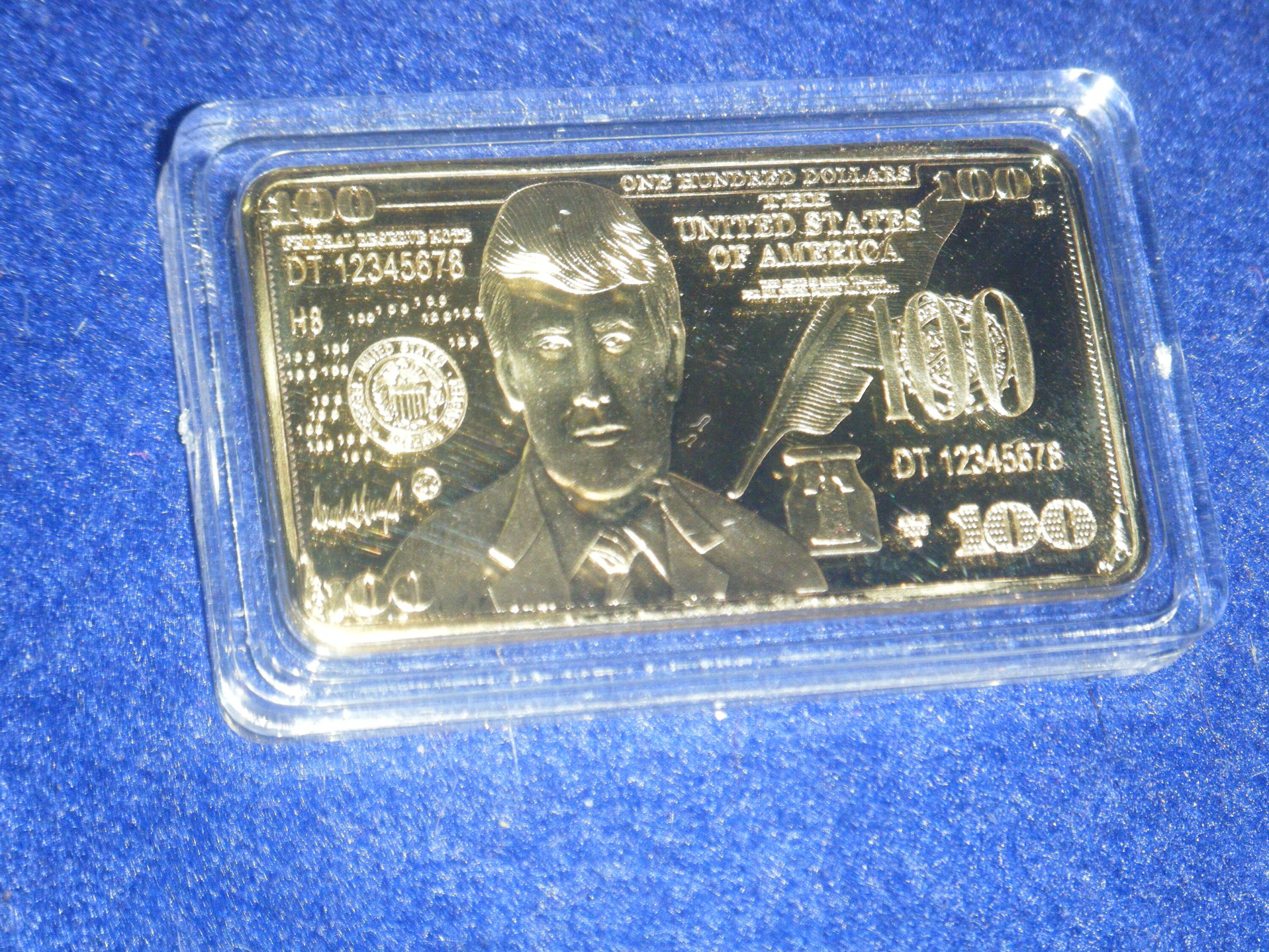 Donald Trump Gold Clad Art Bar, Sealed Mint Condition - Etsy