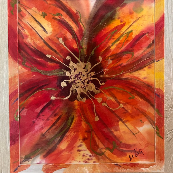 Abstract Floral Art - Etsy