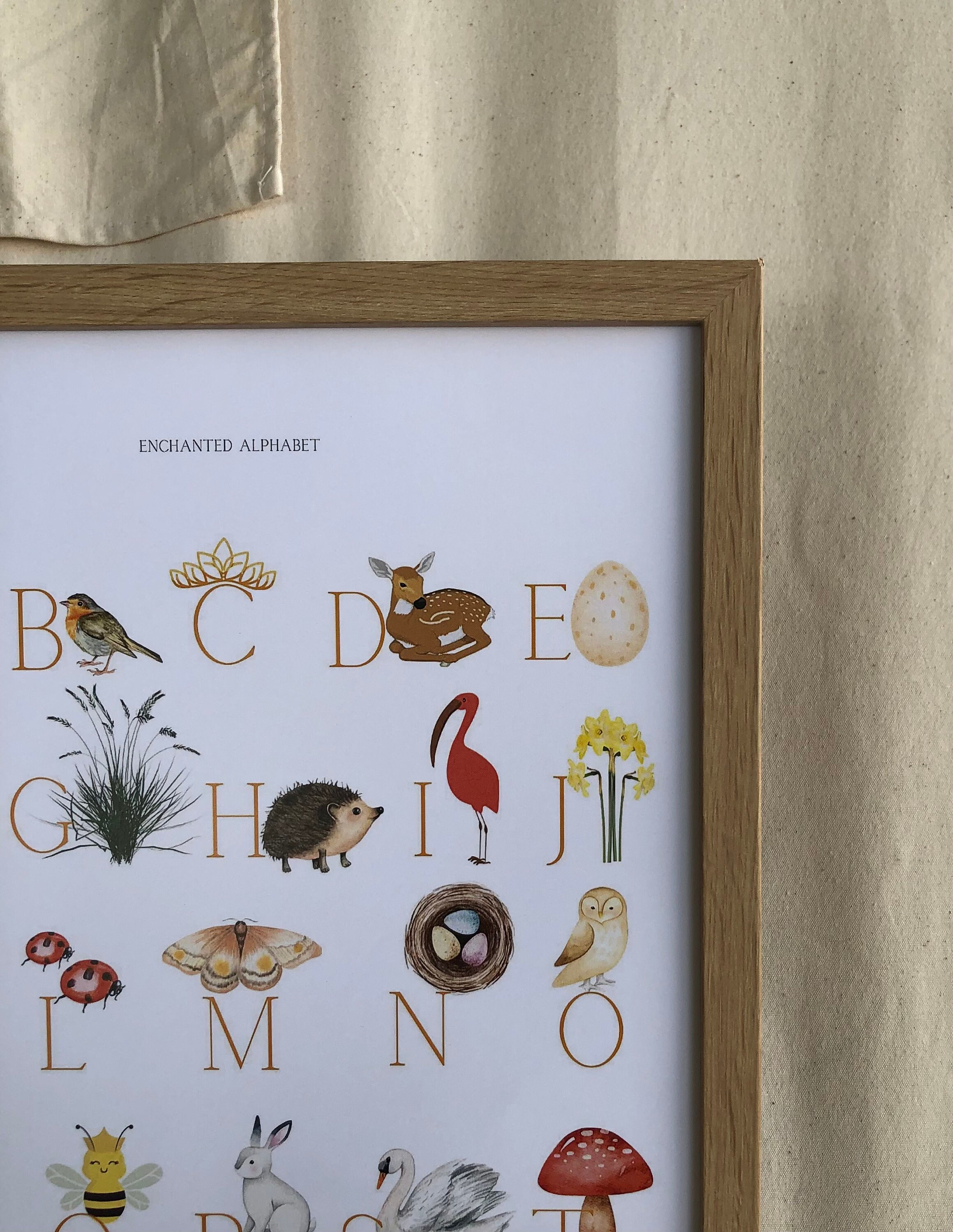 Enchanted Alphabet Poster, Enchanted ABC Poster, Enchanted Alphabet ...
