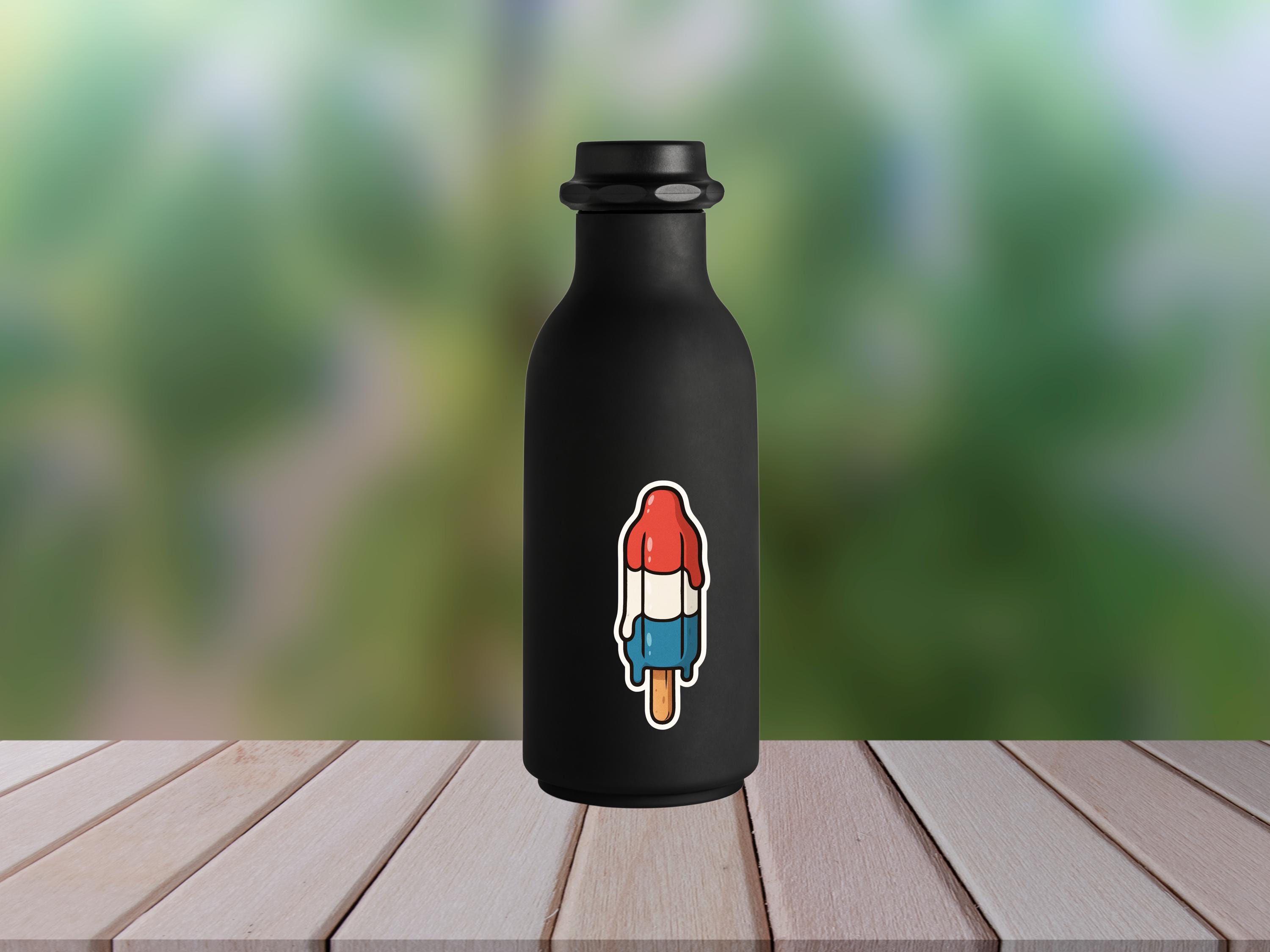 Patriotic Bomb Pop Sticker – Glossy Red White Blue Popsicle Vinyl ...