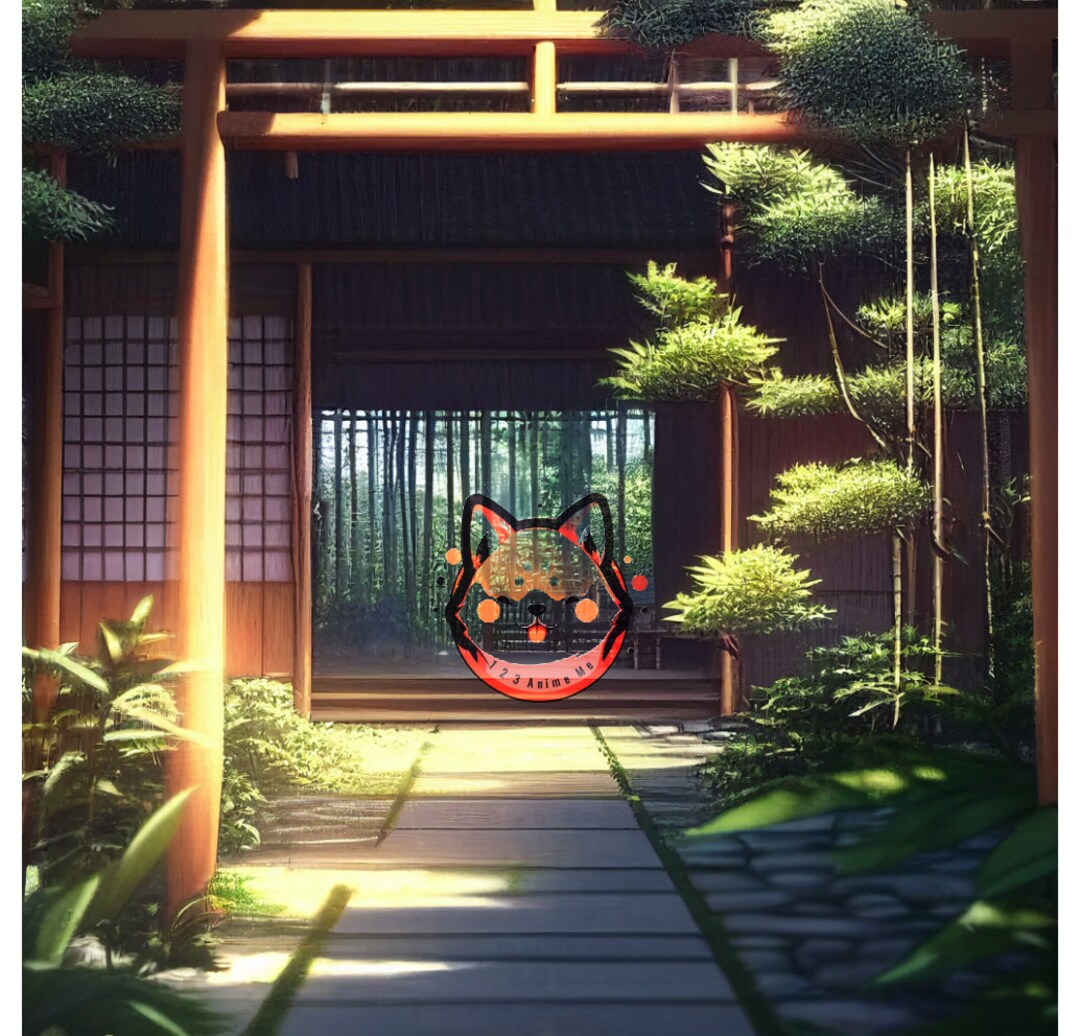 Zen Bamboo Zoom Background Anime Zoom Background Virtual - Etsy Australia