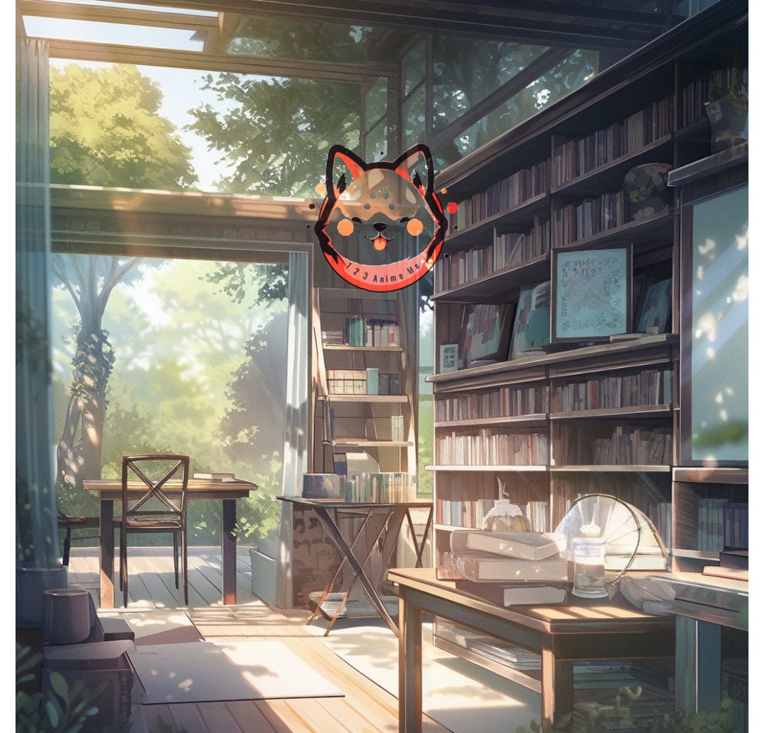 Nature Zoom Background Anime Zoom Background Virtual - Etsy