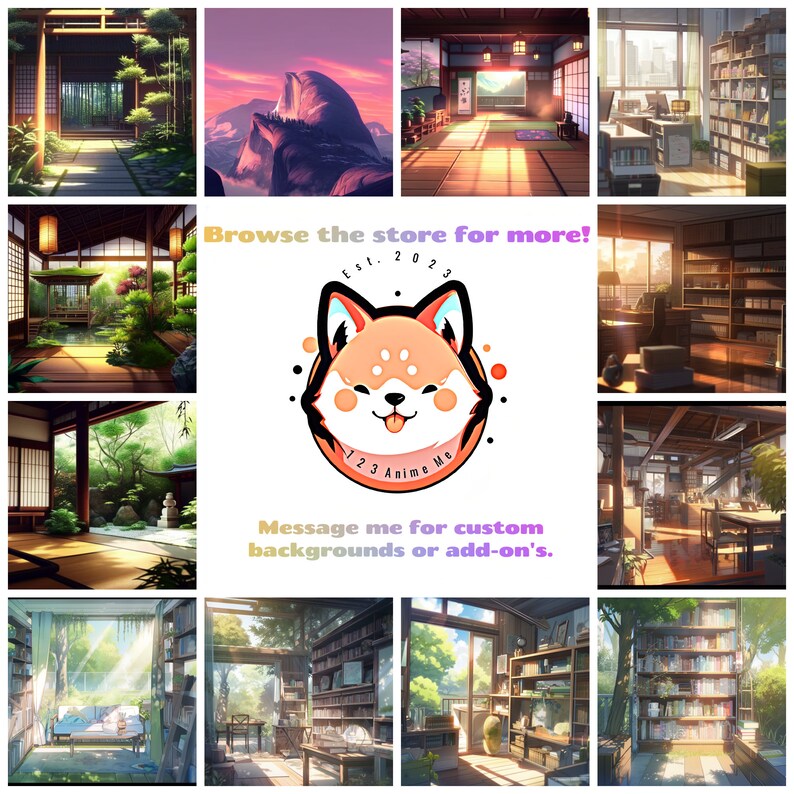 Zen Garden Zoom Background Anime Zoom Background Virtual - Etsy