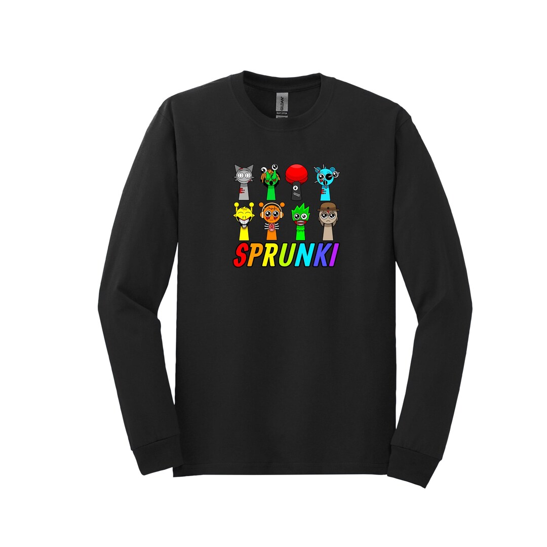 Sprunki Incredibox Scary Horror Sprunki Beats Children Kids T Shirt Top ...