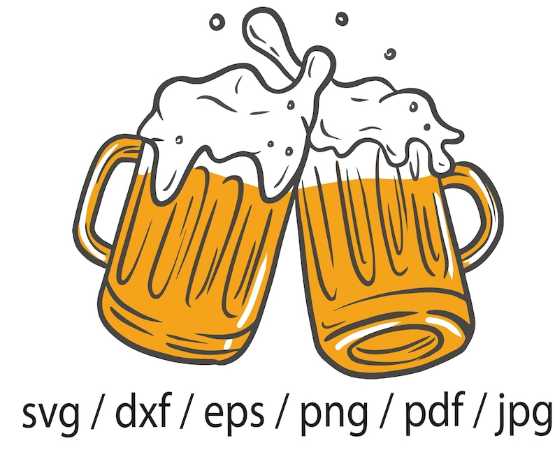 Bier SVG, Bier Prost SVG, Bier Vektor, Bier Clipart, Bier Cricut, Bier ...