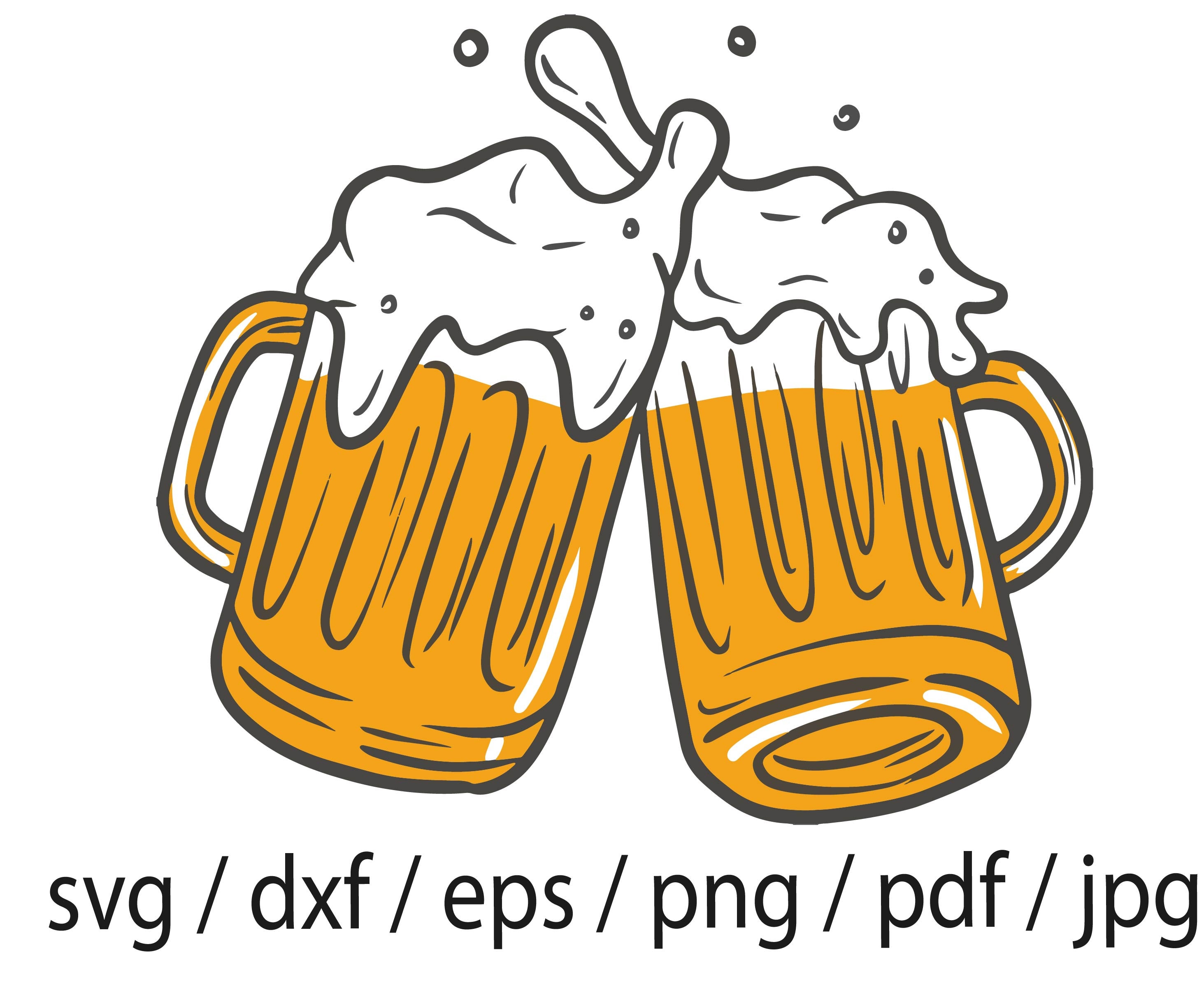 Bier SVG, Bier Prost SVG, Bier Vektor, Bier Clipart, Bier Cricut, Bier ...