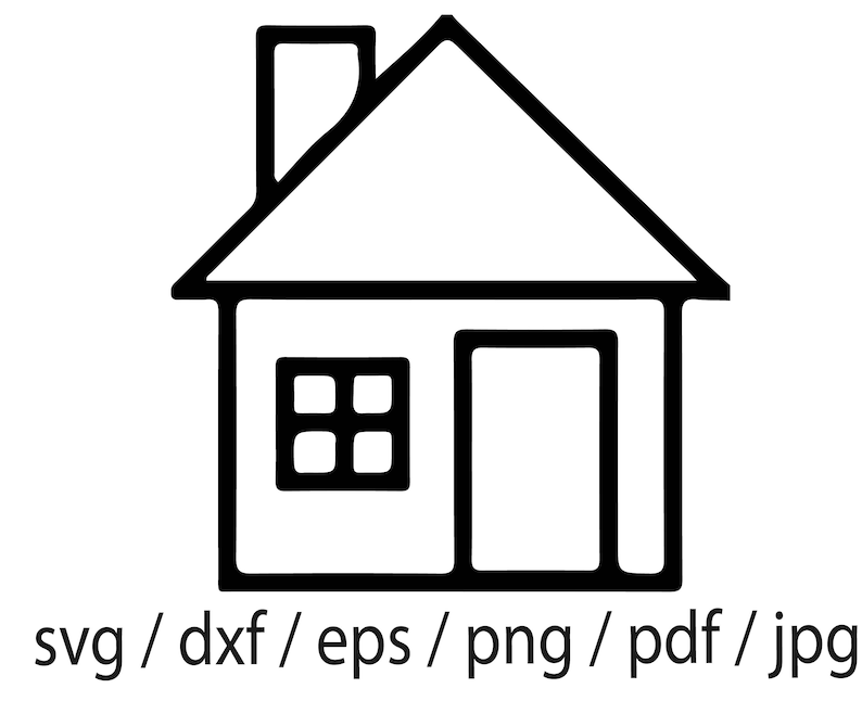 House Svg, House Clipart, House Png, House Vector, House Clip Art ...