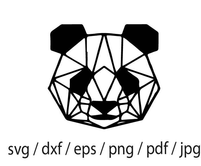 Panda Tattoo Svg, Animal Svg, Design Panda, Panda Head Svg, Panda ...