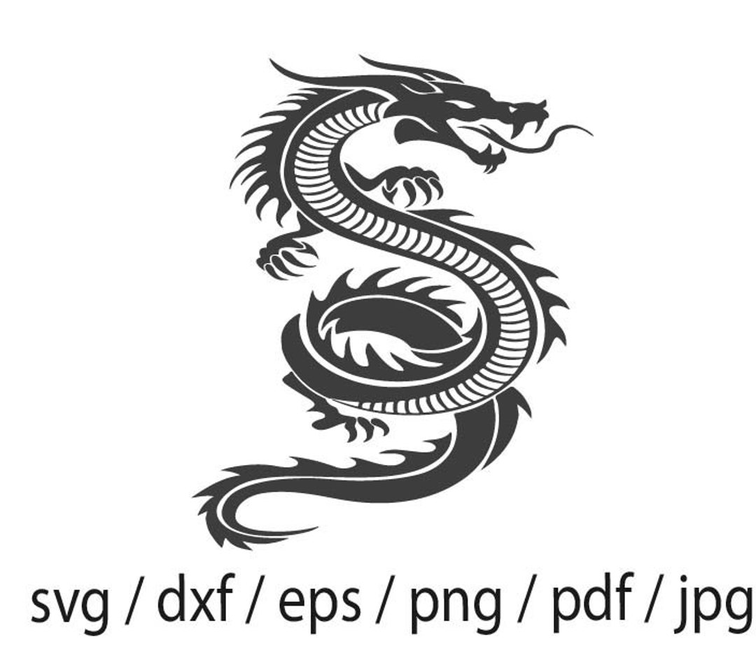 Dragon Svg, Chinese Dragon Svg, Mythical Creatures Svg, Dragon Fire Svg ...