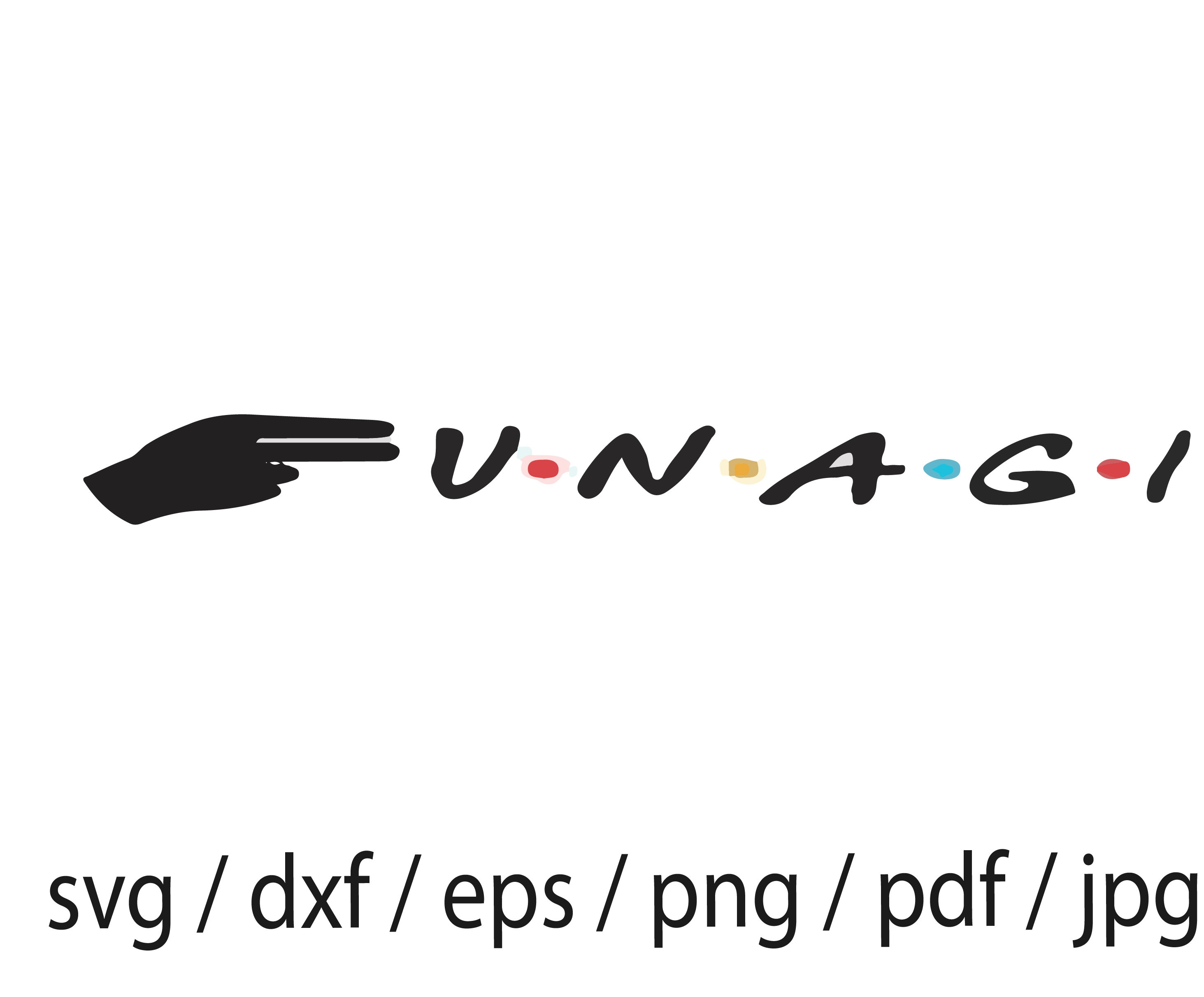 Ross Quotes Svg File Friends Svg Cut File Unagi Clipart Instant ...