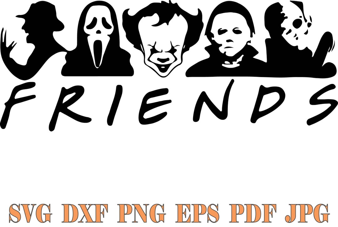Friends Svg File Friends Svg Cut File 90s Sitcom Clipart Instant ...