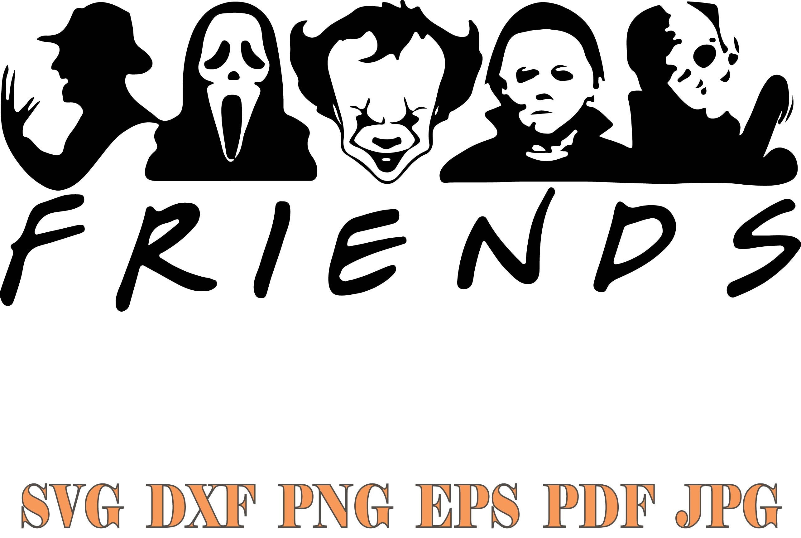 Friends Svg File Friends Svg Cut File 90s Sitcom Clipart Instant ...