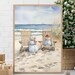 Beach Christmas Print Blue Christmas Printable Wall Art Digital ...