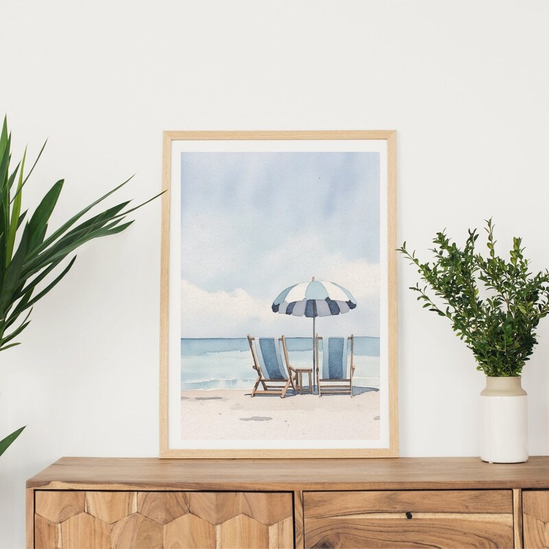 Beach Print - Etsy