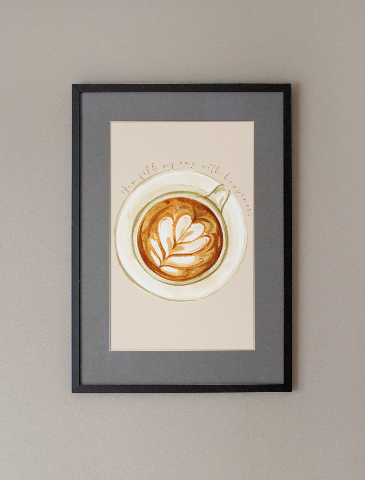 Coffee Poster Print Kitchen Poster Espresso Art Neutral Coffee - Etsy