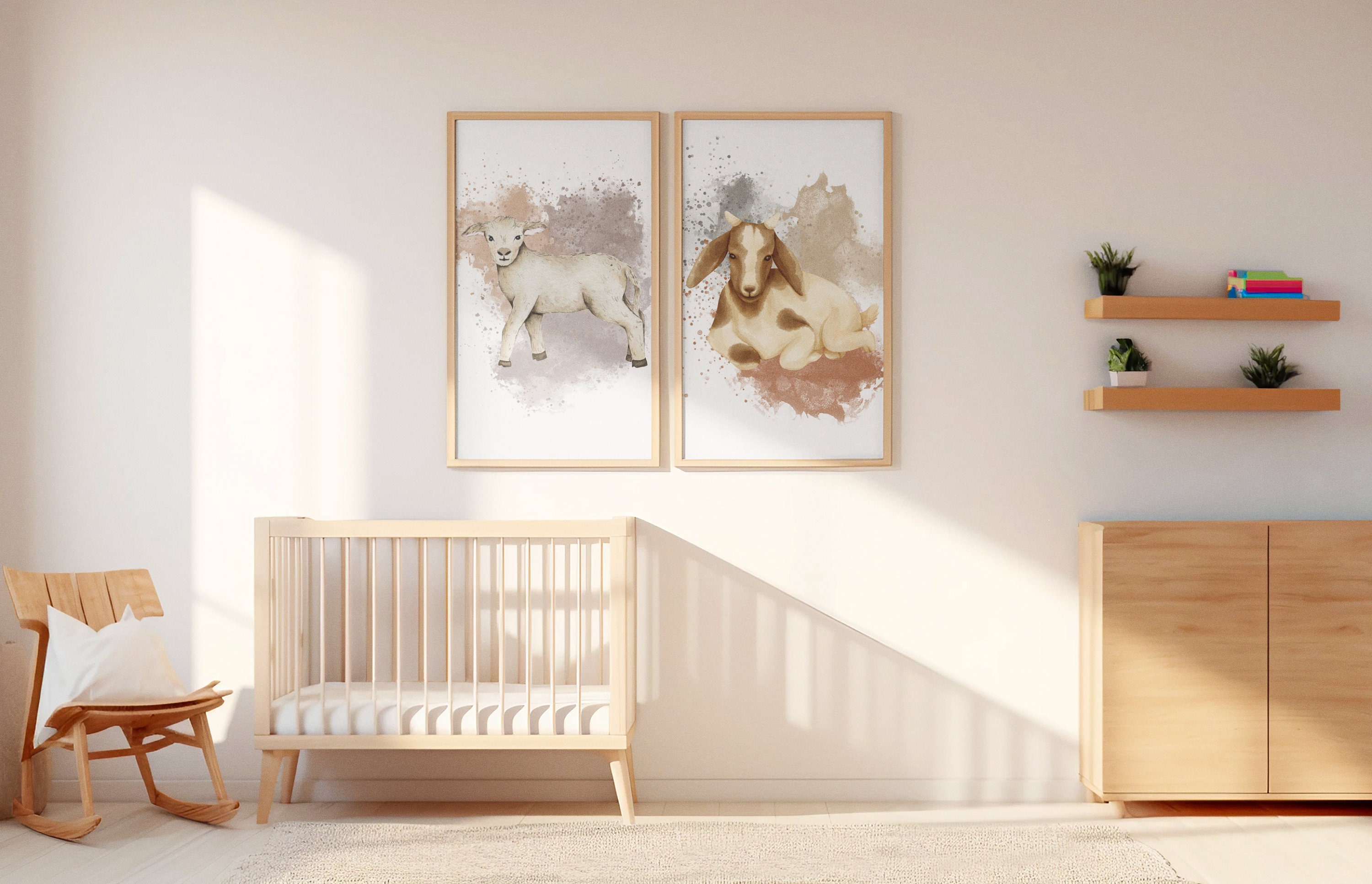 Barnyard Animal Nursery Art Barnyard Baby Nursery Farm Kids - Etsy