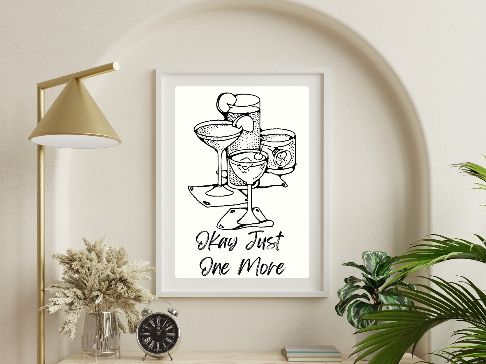 Cocktail Poster Bar Cart Poster Cocktail Print Digital - Etsy