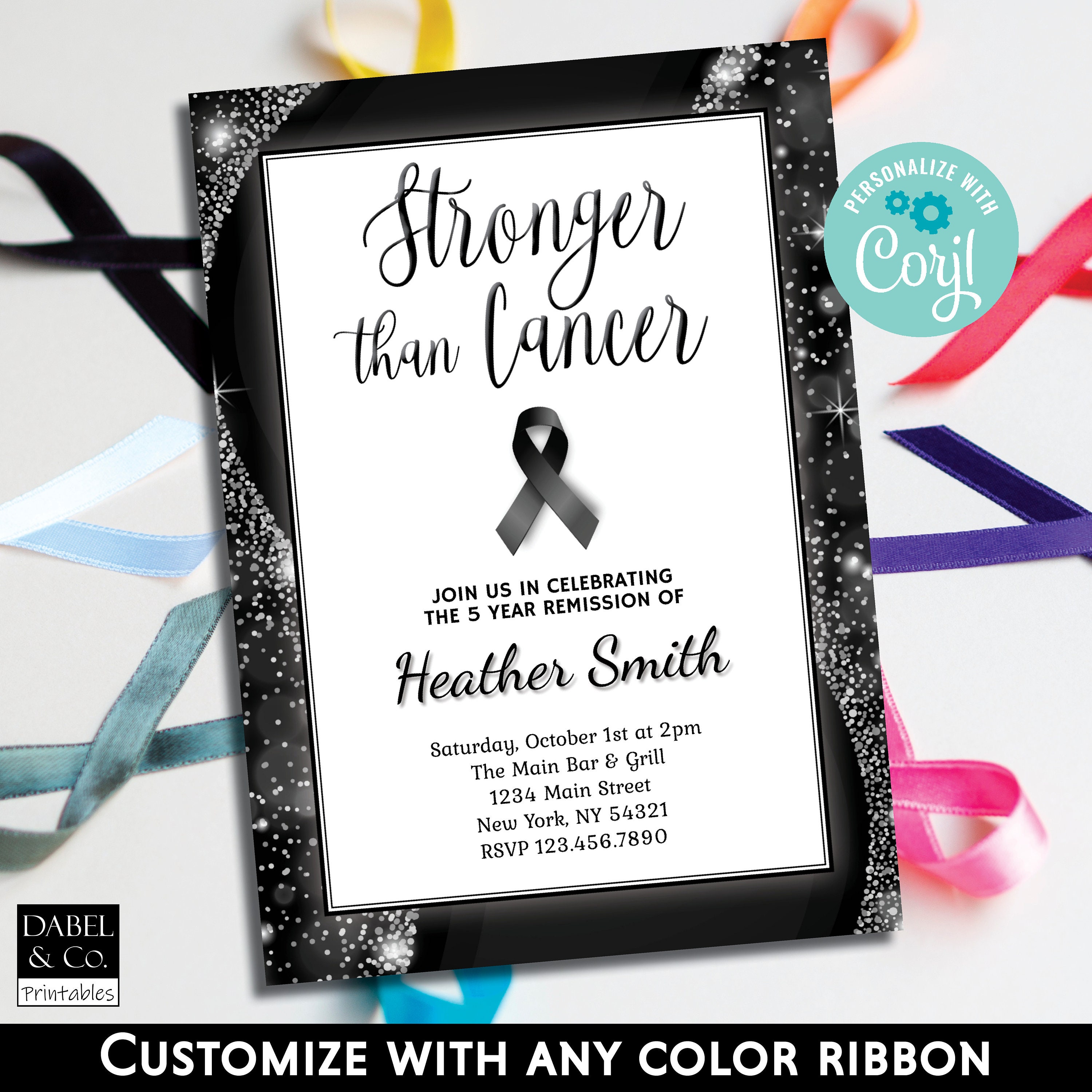 Cancer Remission Celebration, Goodbye Cancer Party, Cancer Survivor ...