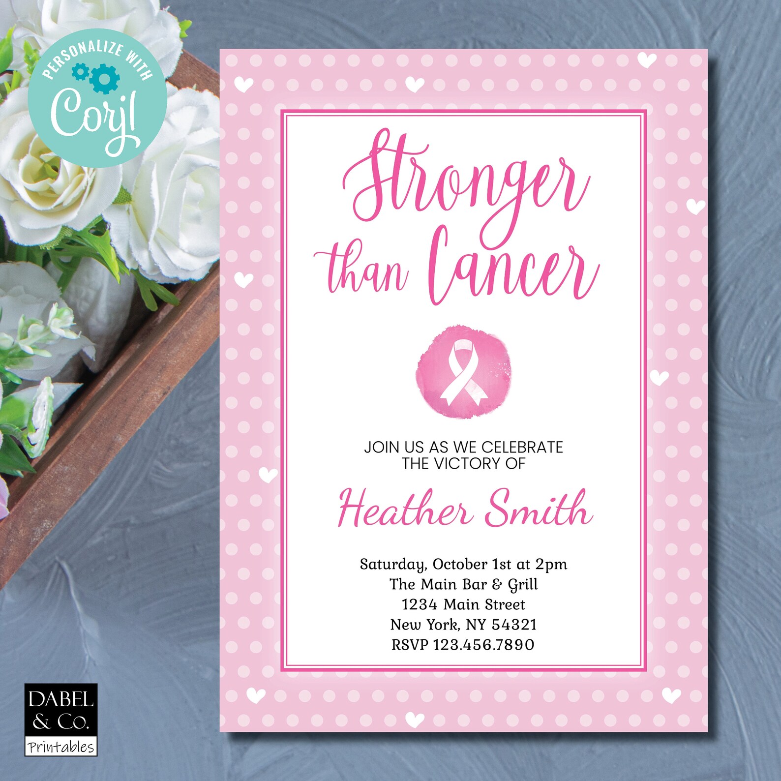 Breast Cancer Remission Celebration, Goodbye Cancer Party, Breast ...