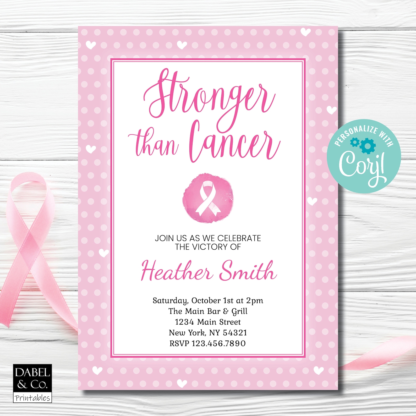 Breast Cancer Remission Celebration, Goodbye Cancer Party, Breast ...