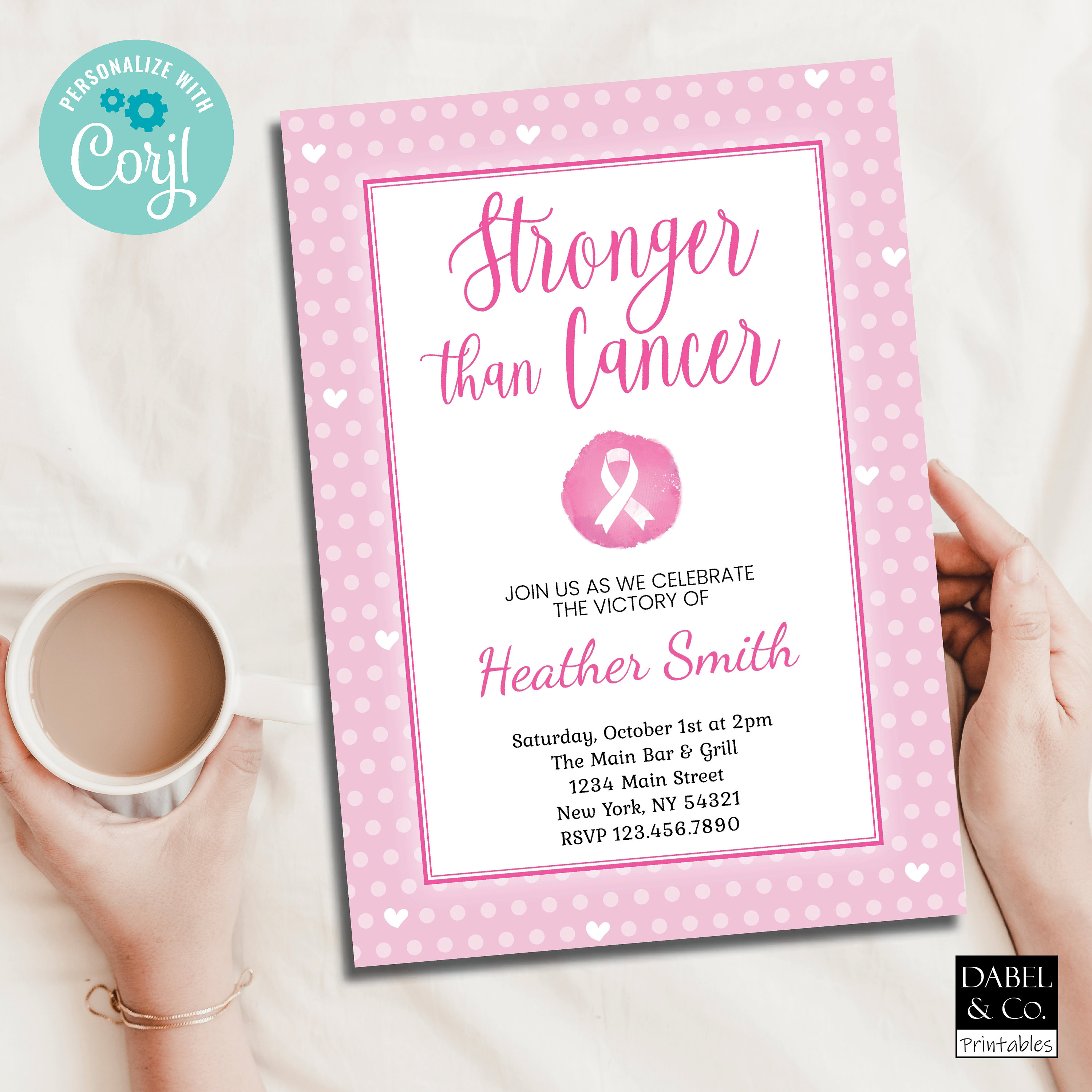 Breast Cancer Remission Celebration, Goodbye Cancer Party, Breast ...