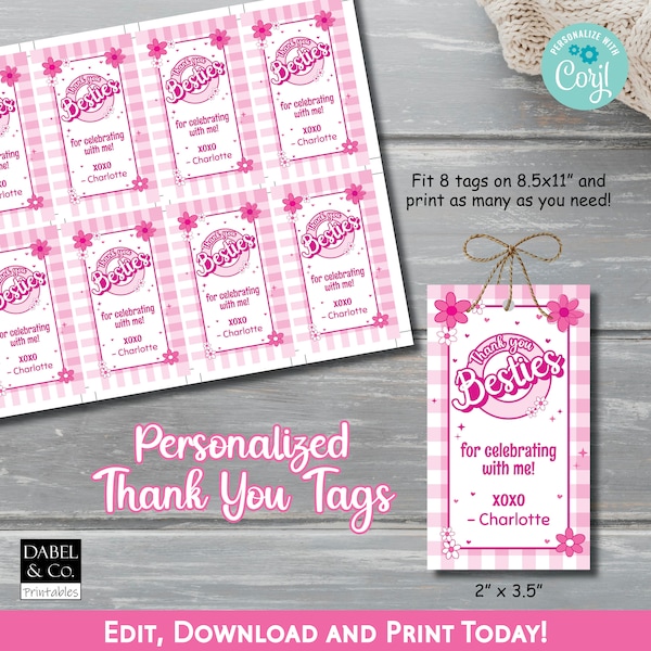 Barbie Thank You - Etsy