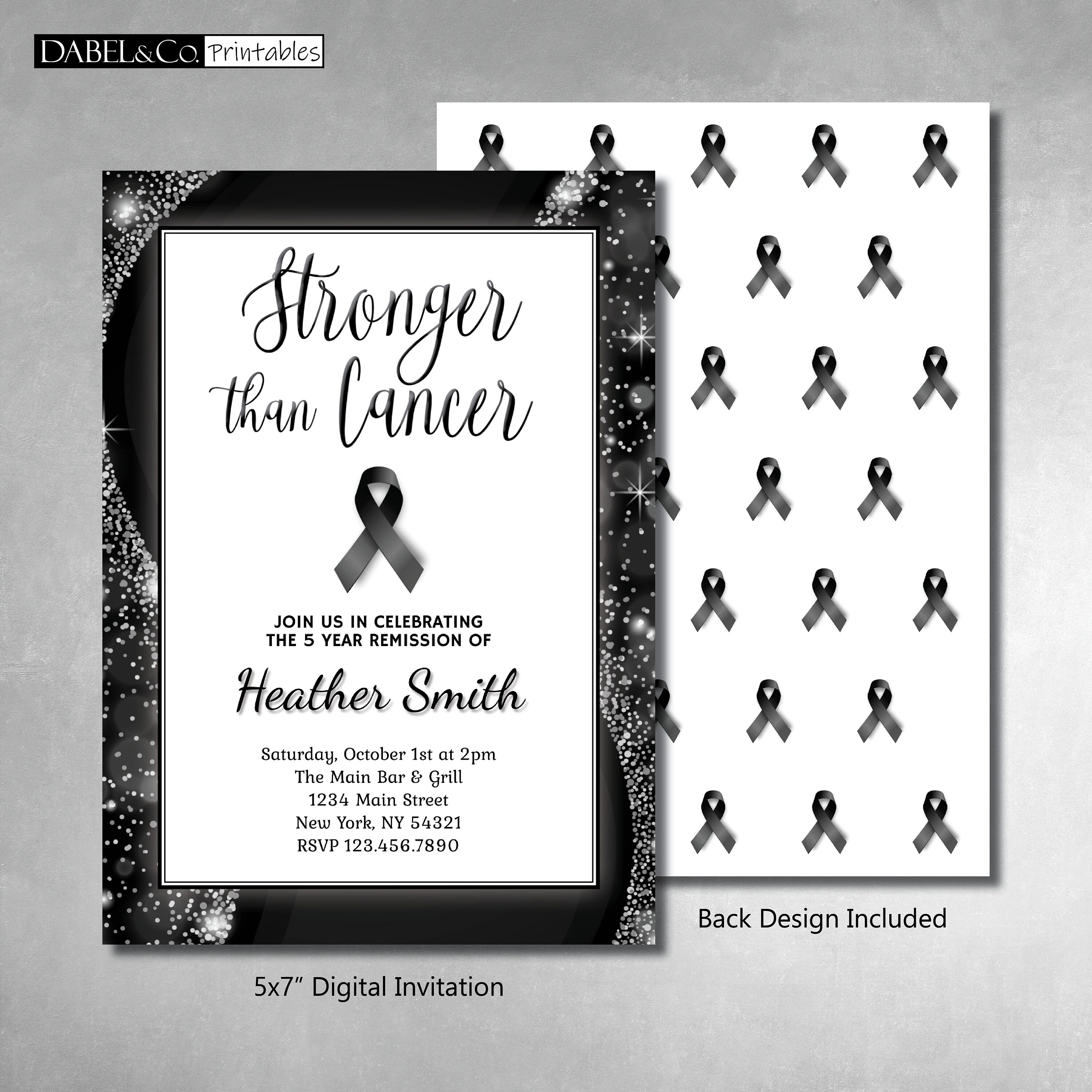 Cancer Remission Celebration, Goodbye Cancer Party, Cancer Survivor ...